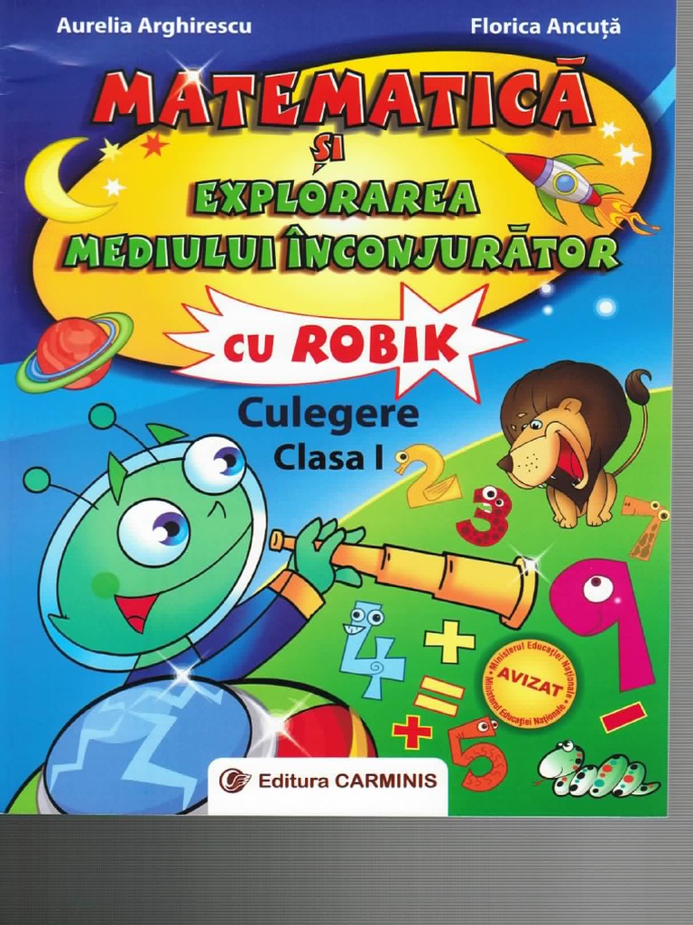 Culegere Matematica Robik Clasa I Carminis PDF | PDF