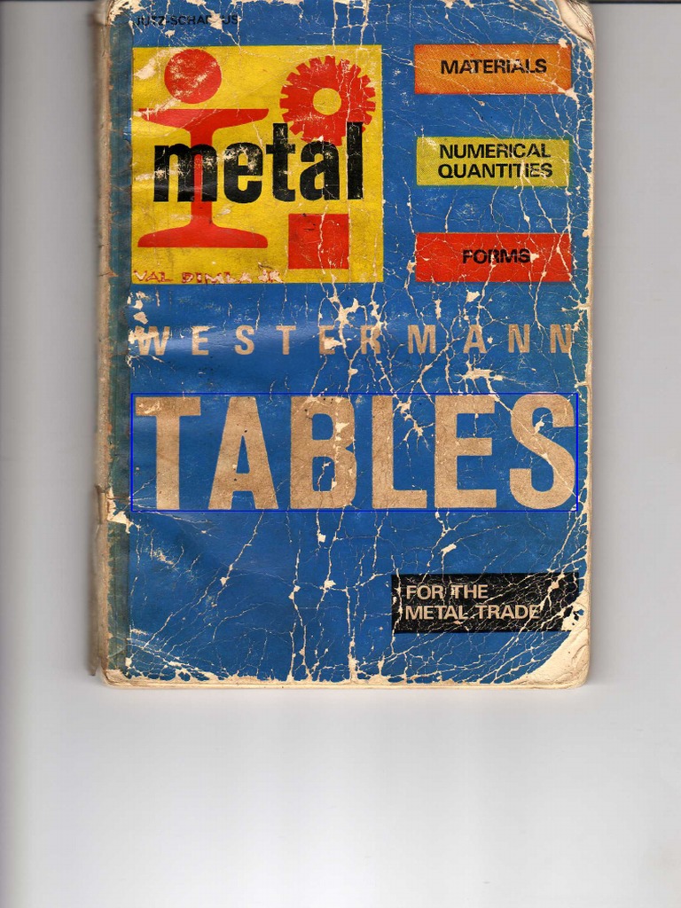 Westermann Metal Tables | PDF