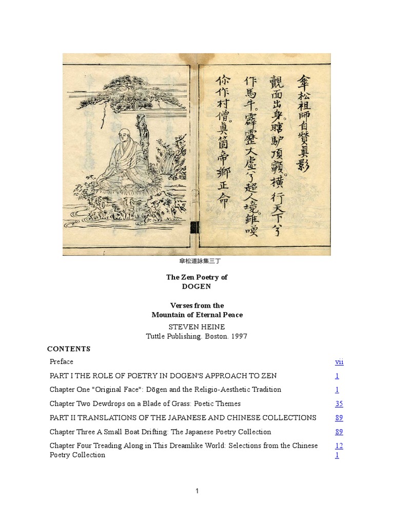 The Zen Poetry of Dogen PDF | PDF