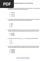 Air Traffic Controller Selection Test (FEAST) Questions | PDF