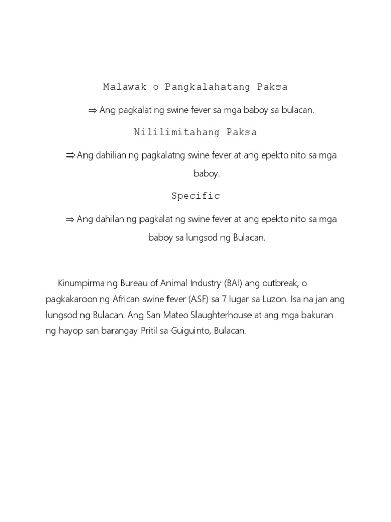 Malawak o Pangkalahatang Paksa | PDF