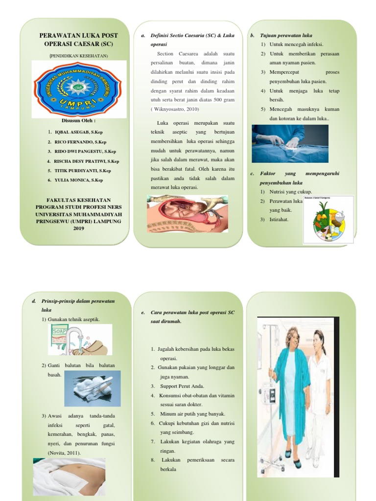 Leaflet Perawatan Luka Post Op | PDF