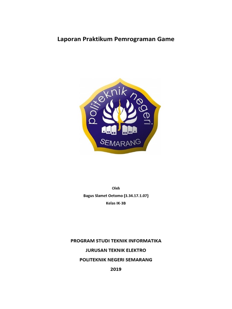 Pemrograman Game 3 | PDF