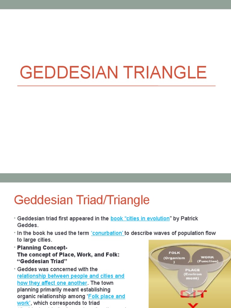 Geddesian Triangle | PDF