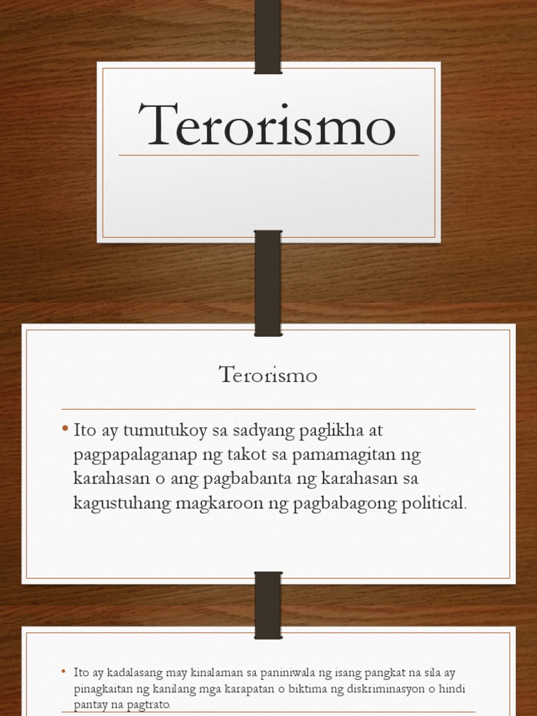 Terorismo | PDF