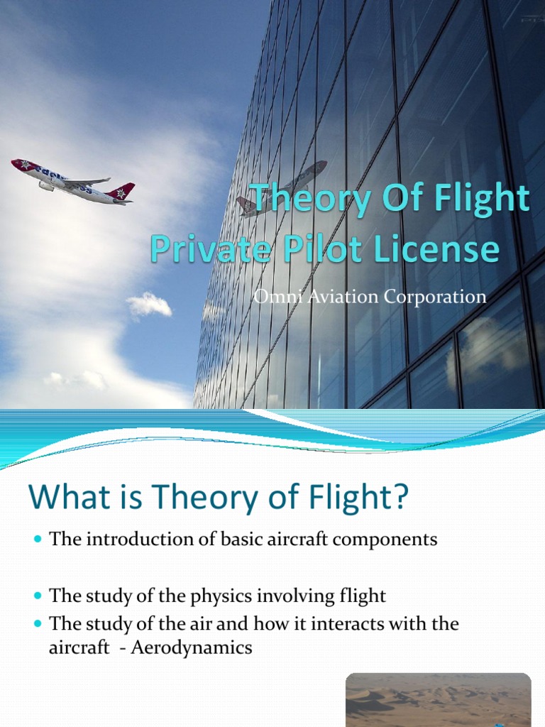 Theory of Flight Part One PDF | PDF