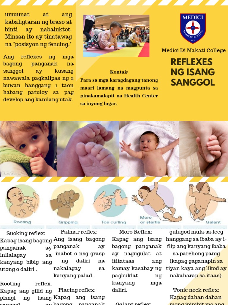 Reflexes of The Newborn | PDF