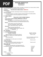 Detailed Lesson Plan in English For Grade 2 | PDF | Verb | Grammatical ...
