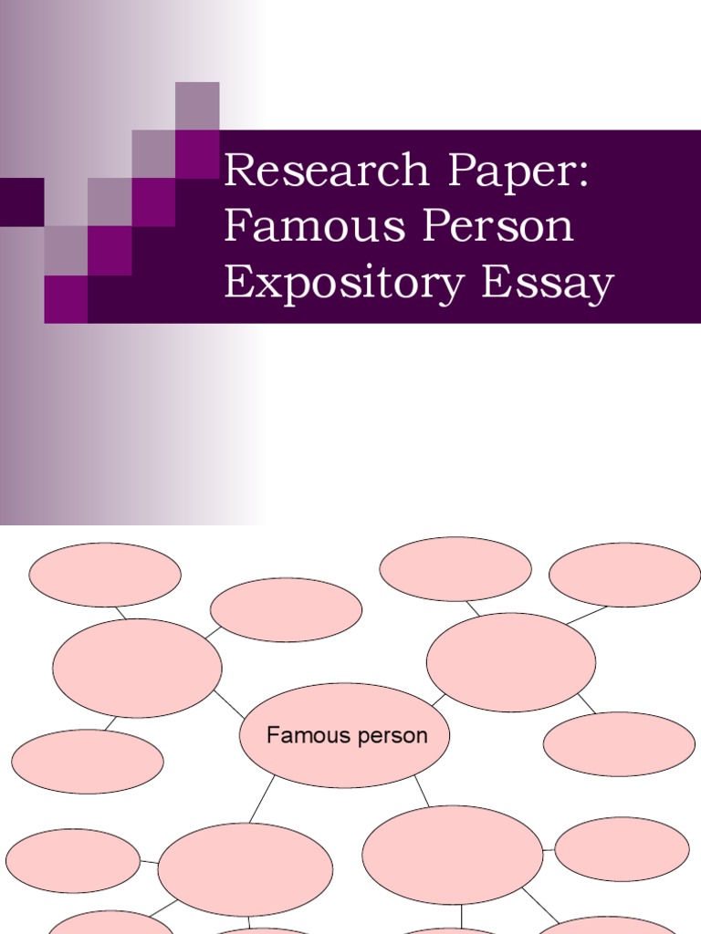 Famous Person Research Paper Guide | PDF | Language Arts & Discipline