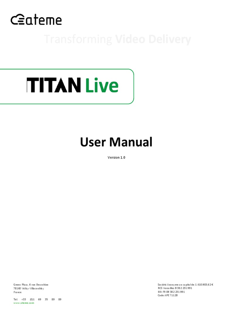 Titan Live-UM-v4 - 1 PDF | PDF