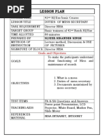 COOKERY NC II Training Activity Matrix | PDF