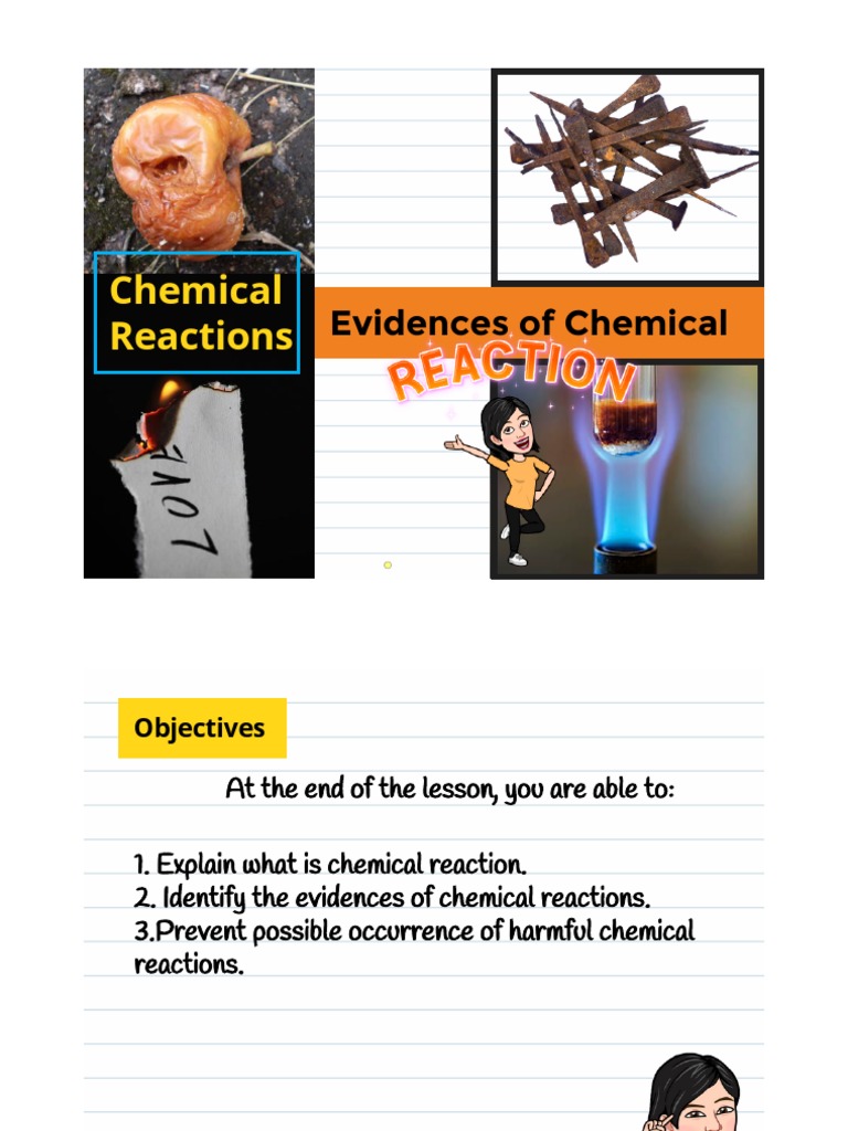 Evidences of Chemical Reactions Explained | PDF