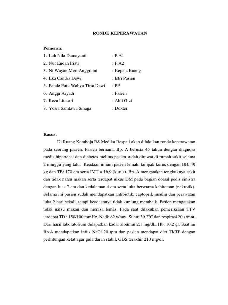 Role Play Ronde Fix | PDF