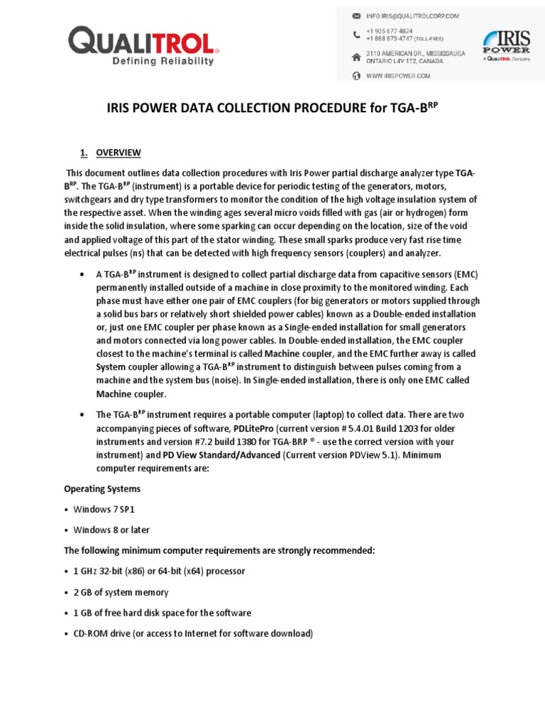 TGA-B RP Test Procedure | PDF