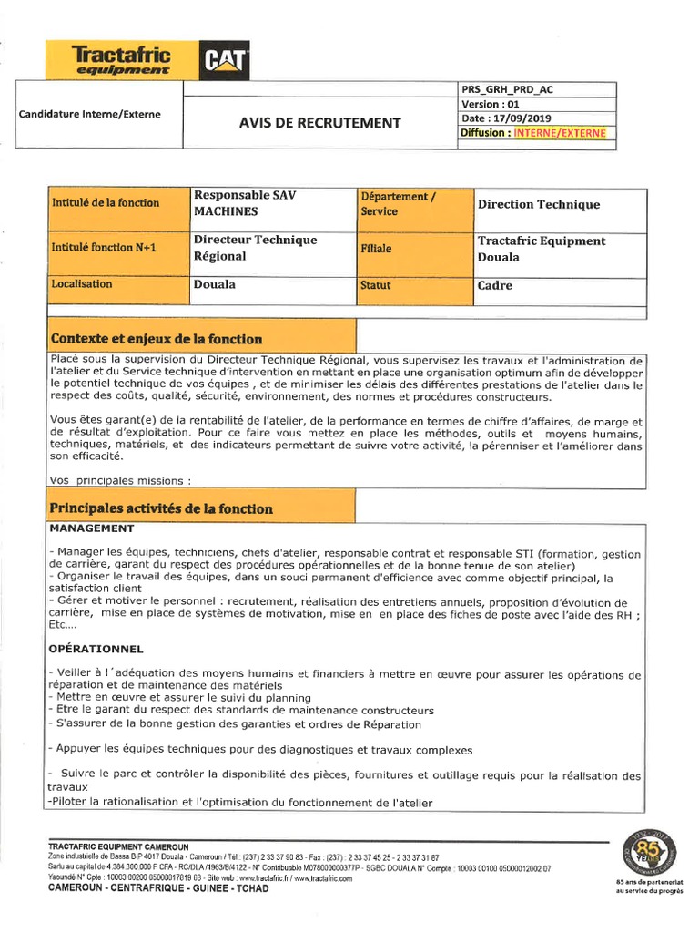 Avis Recrutement | PDF