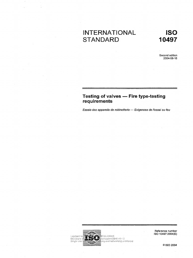 Iso-10497 2004 PDF | PDF