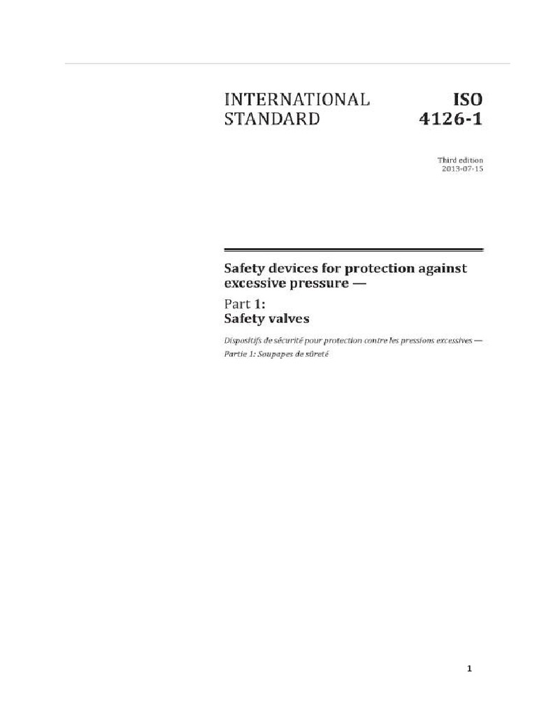 Iso 4126-1-2013 | PDF
