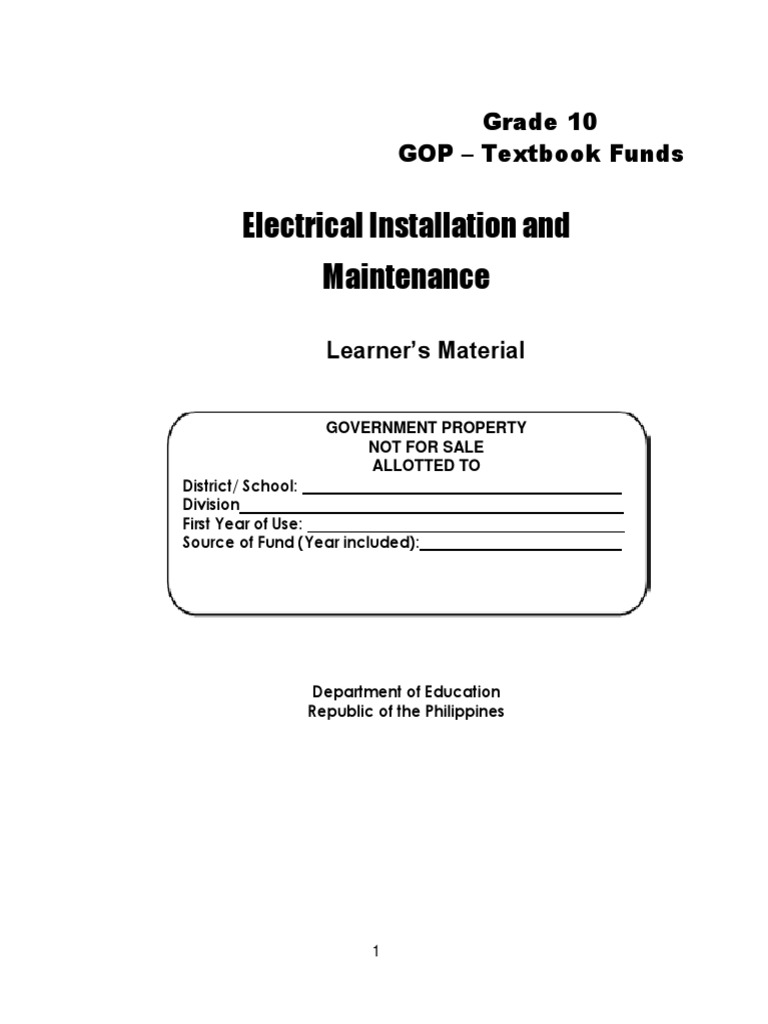 Electricity Grade10 | PDF