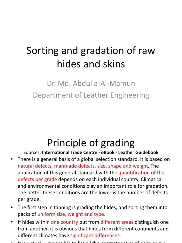 Sorting and Gradation | PDF
