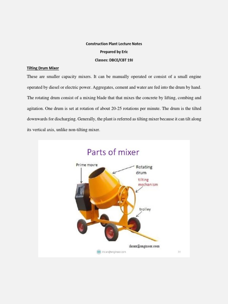 Concreting Plant 01 PDF | PDF