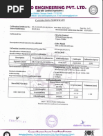 Batch Test Certificate: For Berger Paints India LTD | PDF