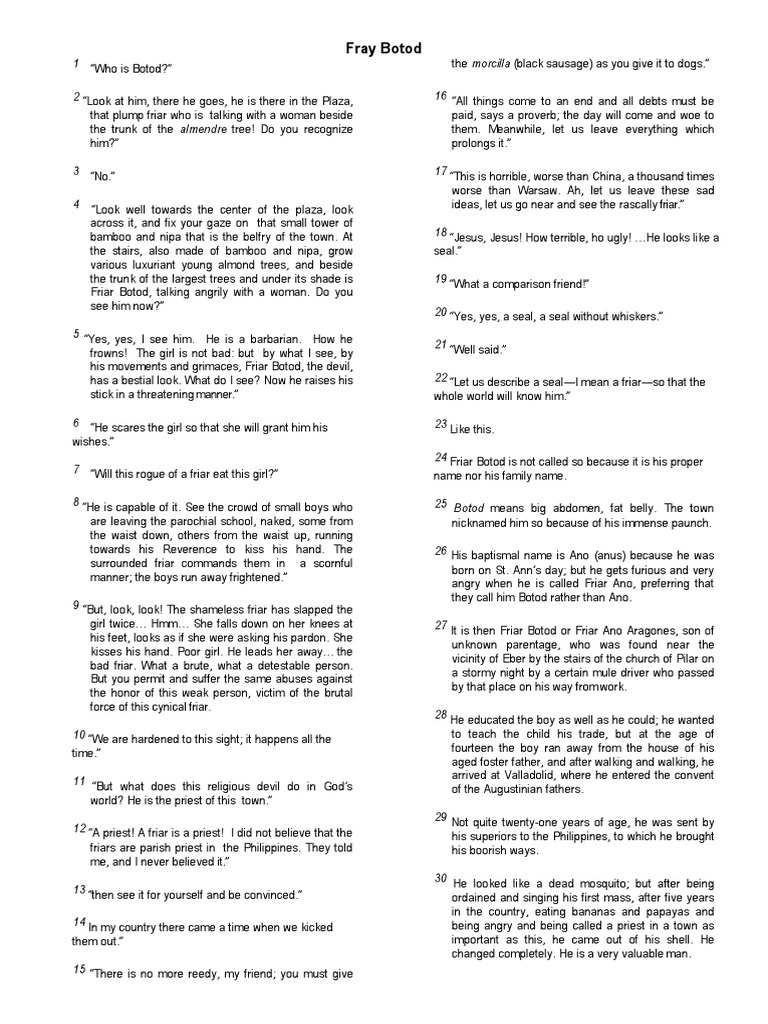 Fray Botod | PDF
