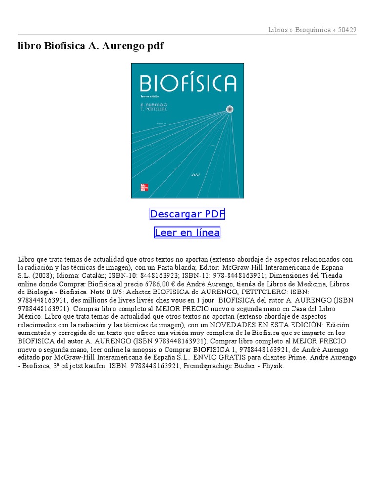 Biofisica | PDF