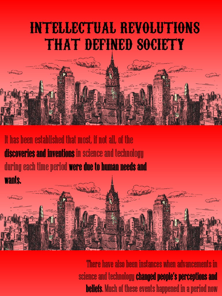 Intellectual Revolutions That Defined Society | PDF | History | Young Adult