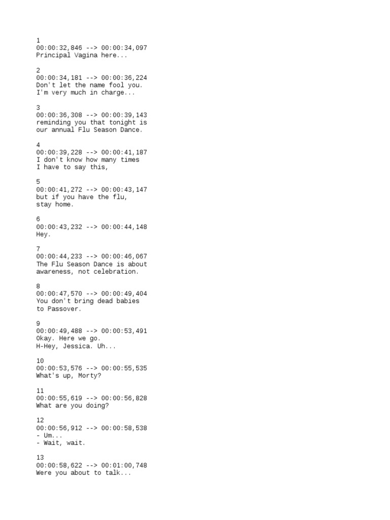 Rick and Morty - 1x06 - Rick Potion | PDF