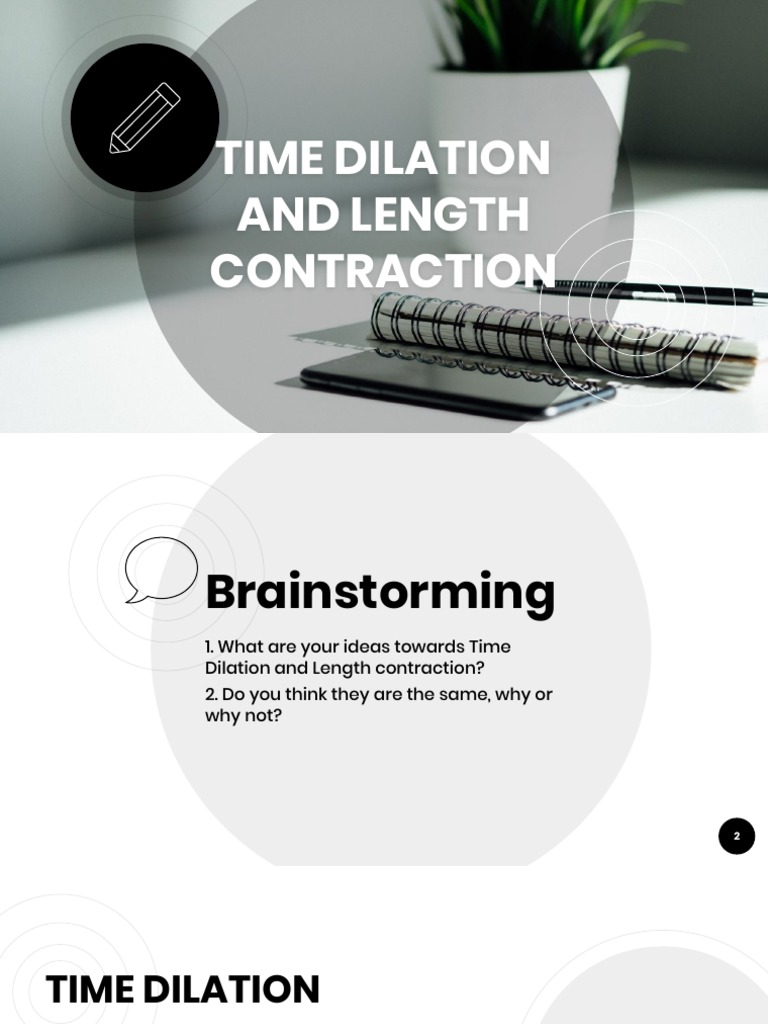Time Dilation and Length Contraction | PDF