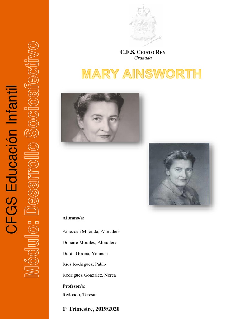 Mary Ainsworth PDF | PDF
