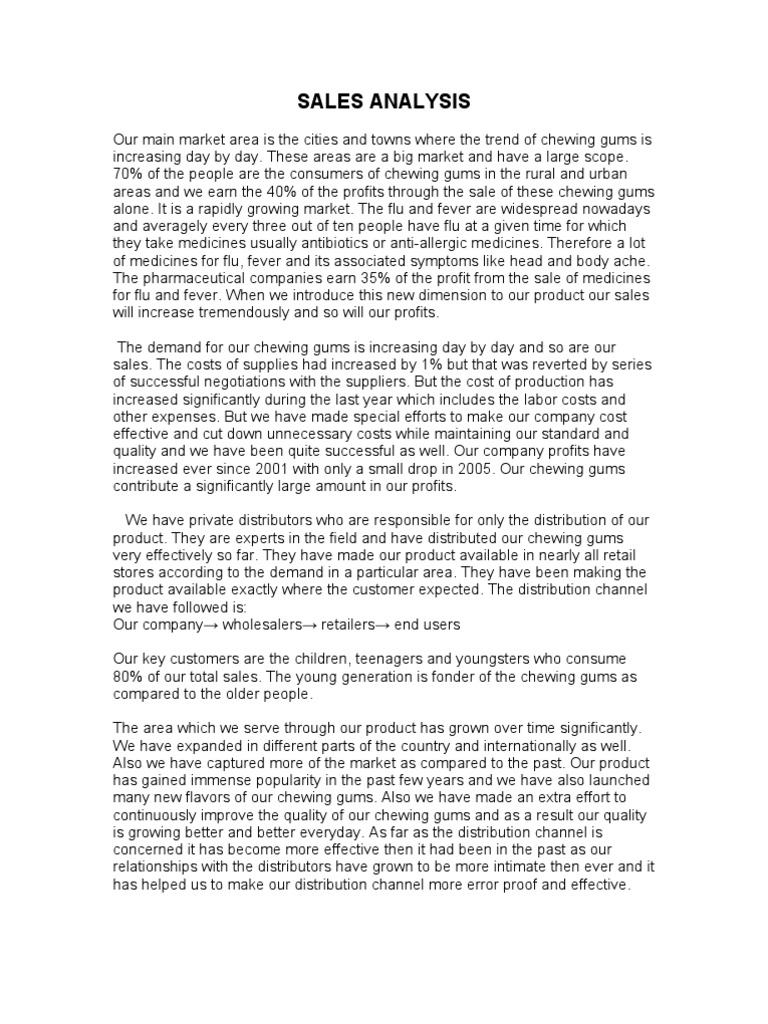 Sales Analysis | PDF