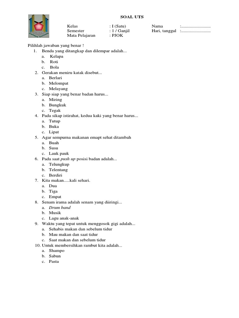 Soal Uts | PDF