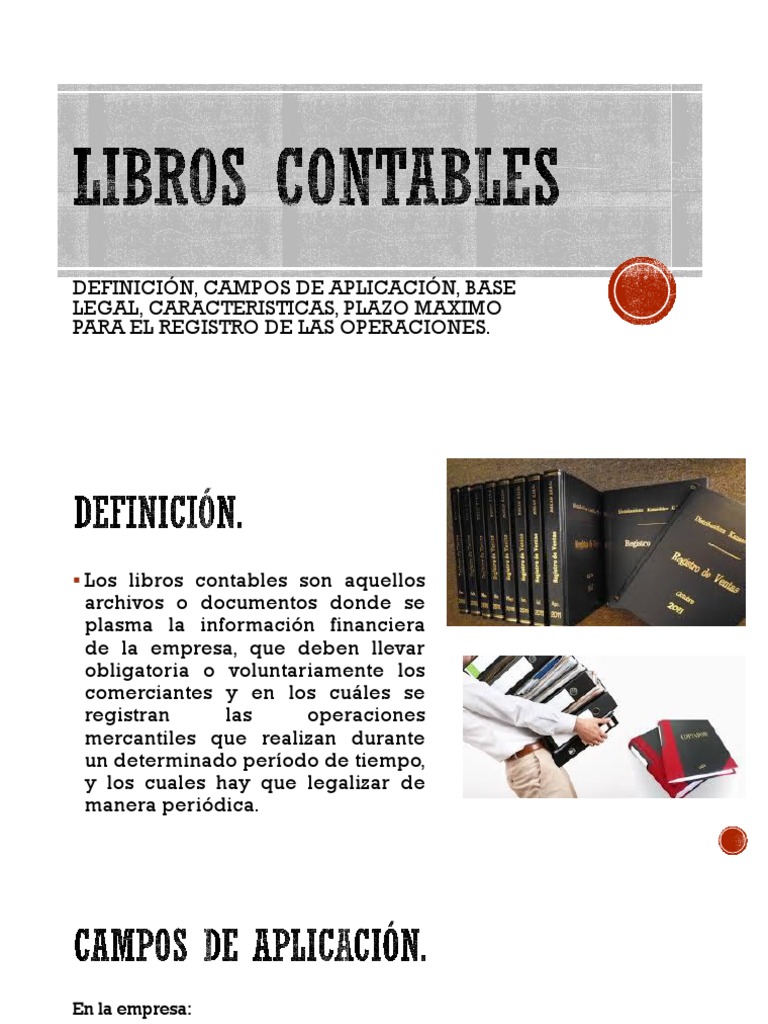 Libros Contables | PDF