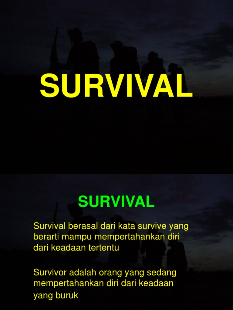 Materi SURVIVAL | PDF