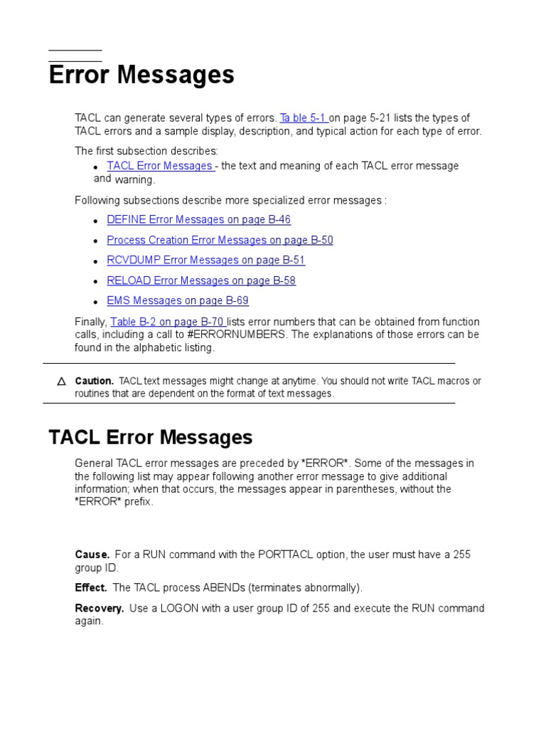 Error Troubleshooting and Error Codes | PDF