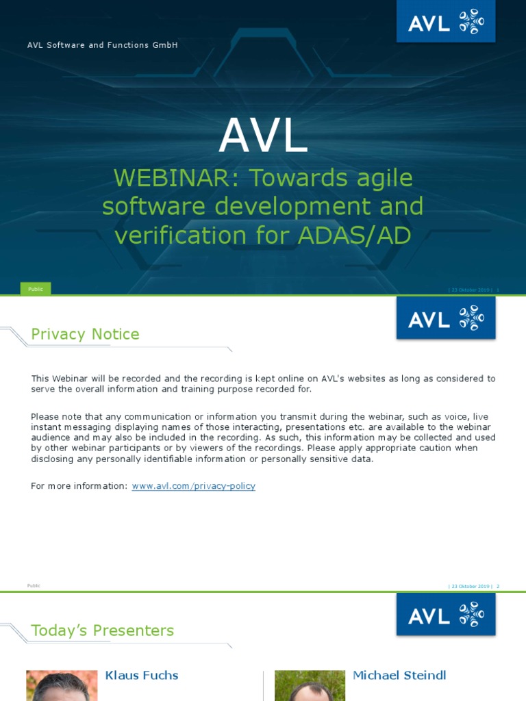 Presentation - Webinar - Towards Agile Software Development and ...