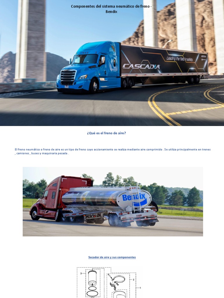 Aplicacion de Componentes Bendix - Camiones Americanos 1 | PDF
