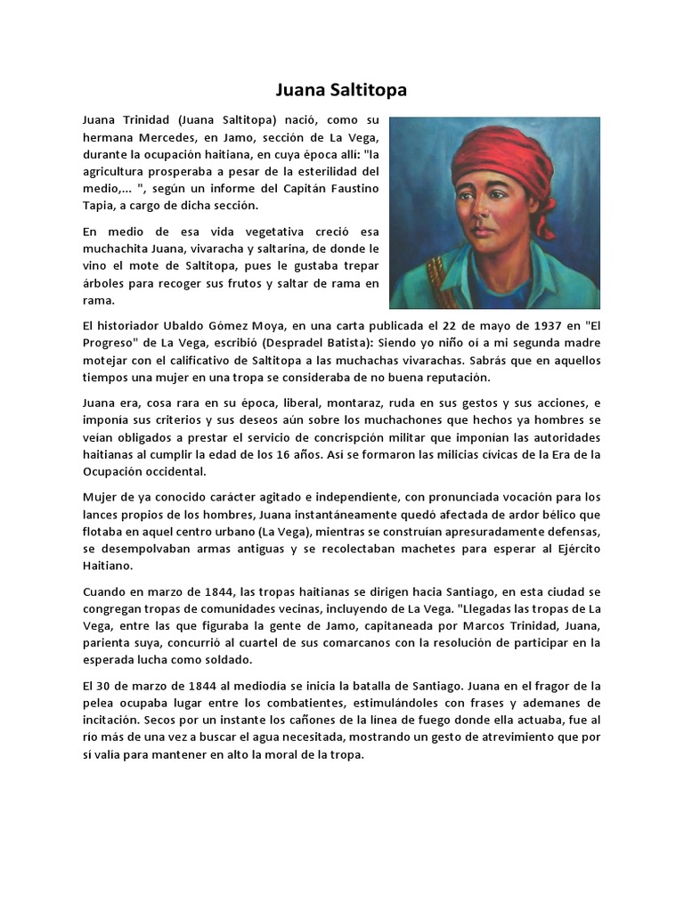 Biografía de Juana Saltitopa | PDF