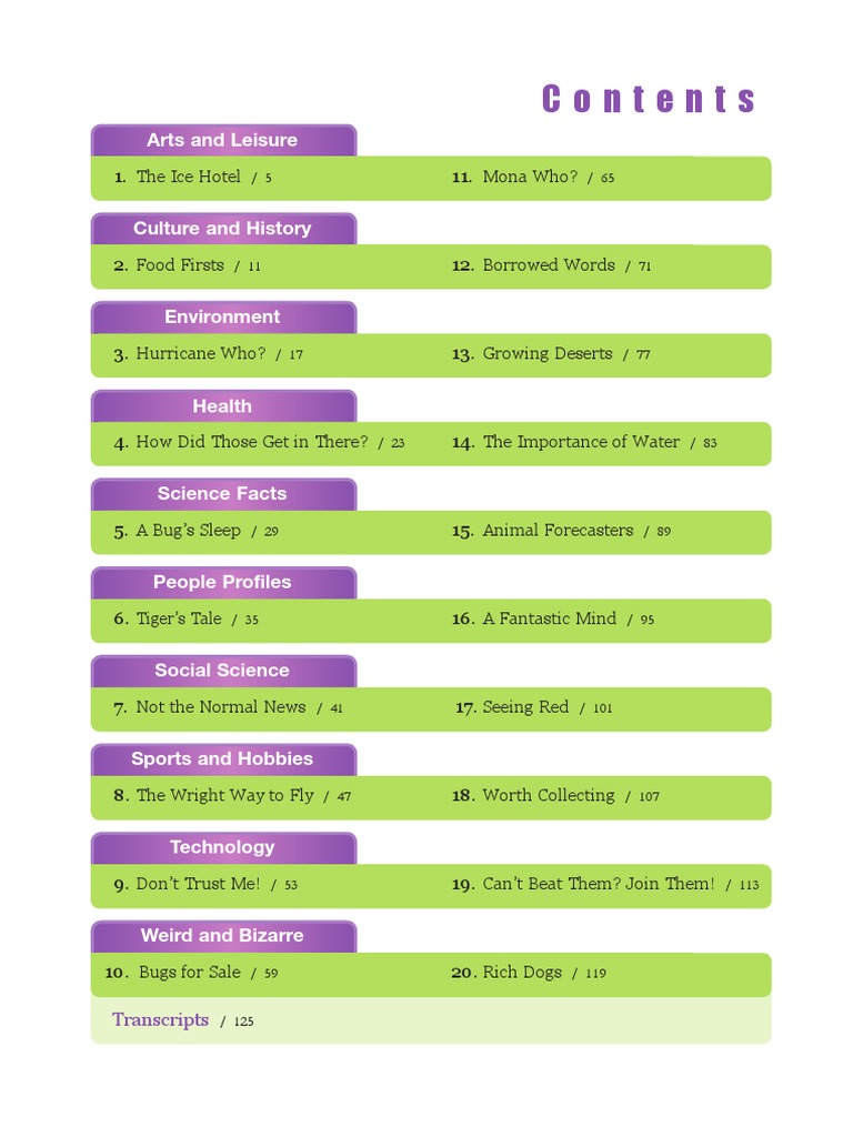 Reading Challenge 1 | PDF