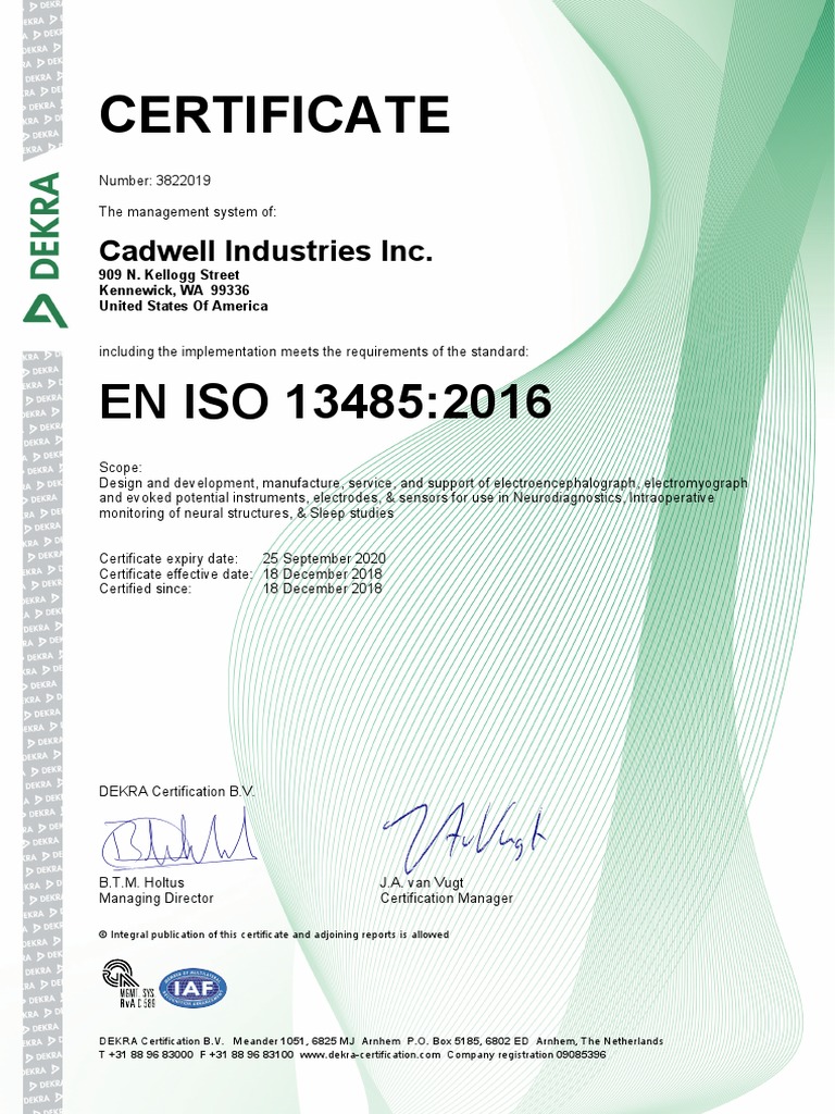 en Iso 13485 2018 Dec 2020 | PDF