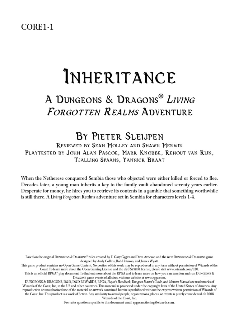 CORE1-1 Inheritance PDF | PDF | Games & Activities