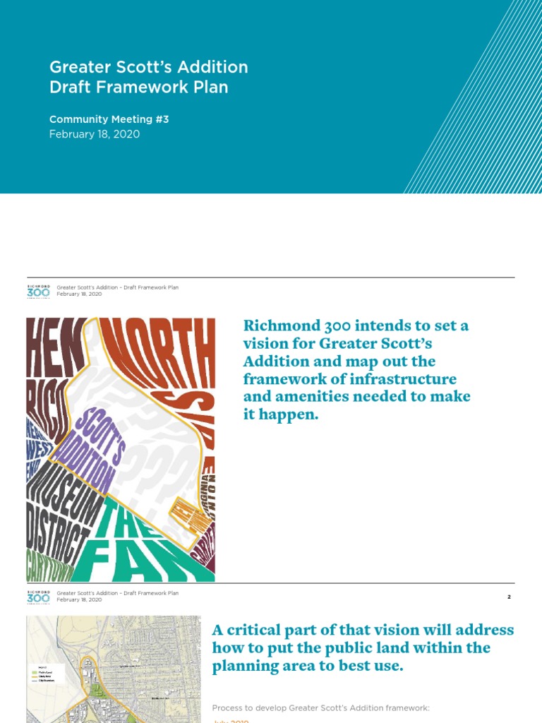 Greater Scott's Addition Framework Plan | PDF