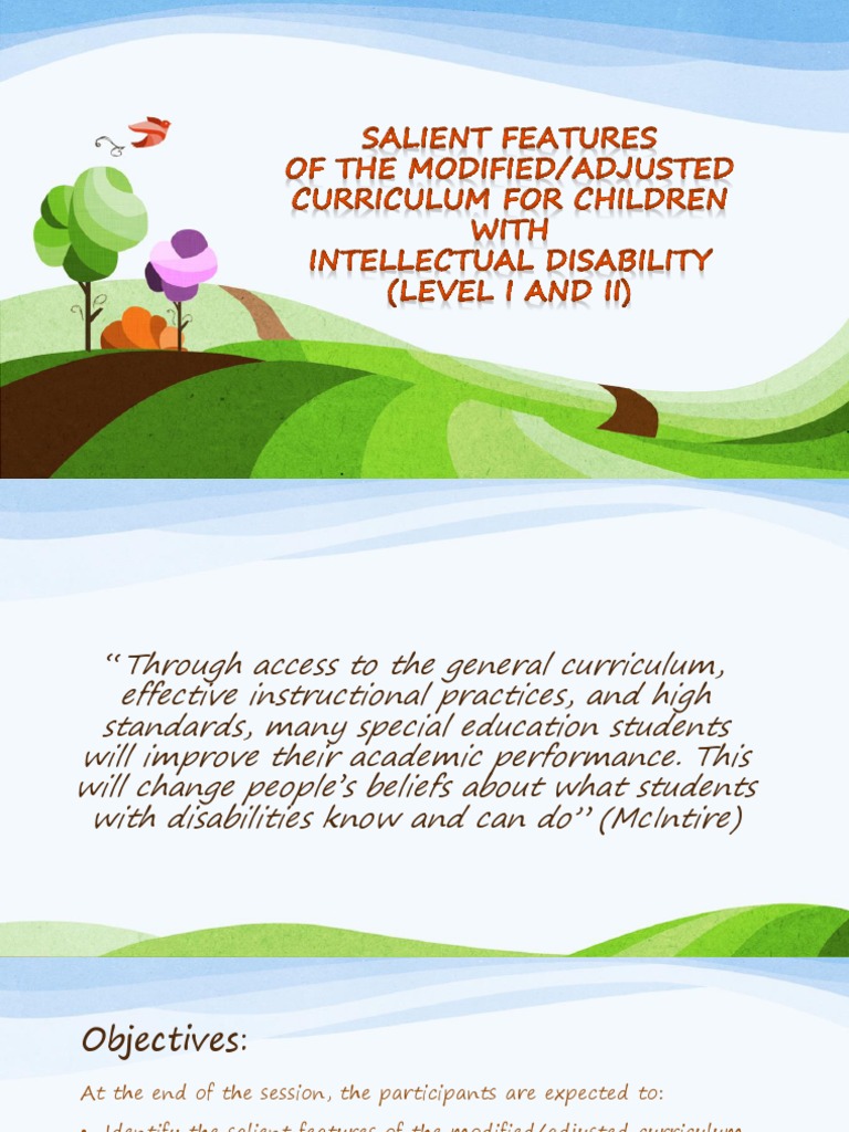 Session 1 of CWID | PDF | Curriculum | Individualized Education Program