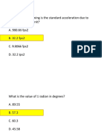 AFPSAT-PAFGCT Reviewer | PDF | Lift (Force) | Physical Quantities