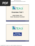 KTEA-4 and WIAT-4 Subtest Overview | PDF | Speech | Reading Comprehension