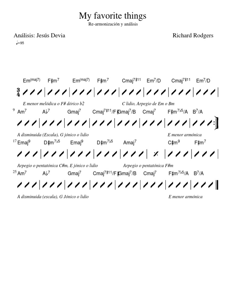 My Favorite Things PDF | PDF