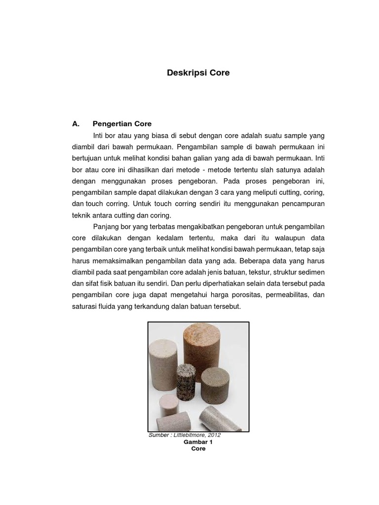 Deskripsi Core | PDF