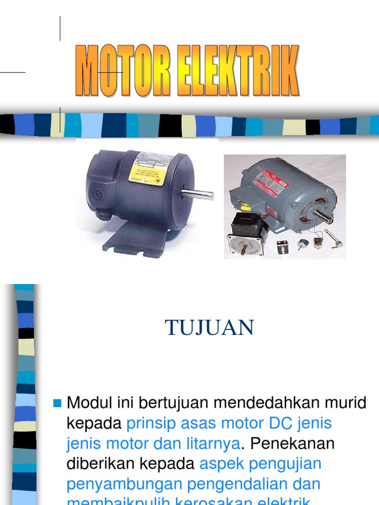 Bab 2 Motor Arus Terus | PDF | Teknologi & Rekayasa