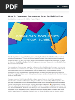 5 Ways To Download Files From Scribd Without Login 2024 - Technadvice | PDF | Scribd | Computer File